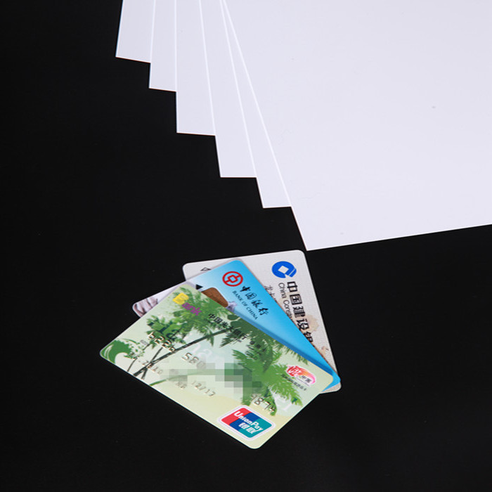 Offset Printing Plastic Card Sheets White Or Colored , Bank Card PVC ...